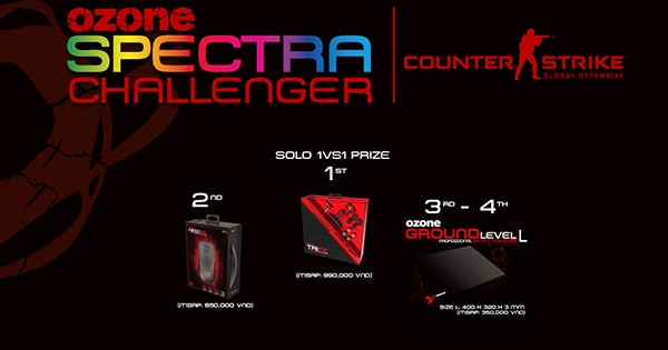 Ozone Gaming công bố Ozone Spectra Challenger 2017 - GameLandVN