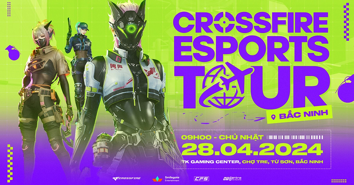 Crossfire eSports Tour 2024 sắp diễn ra tại Bắc Ninh