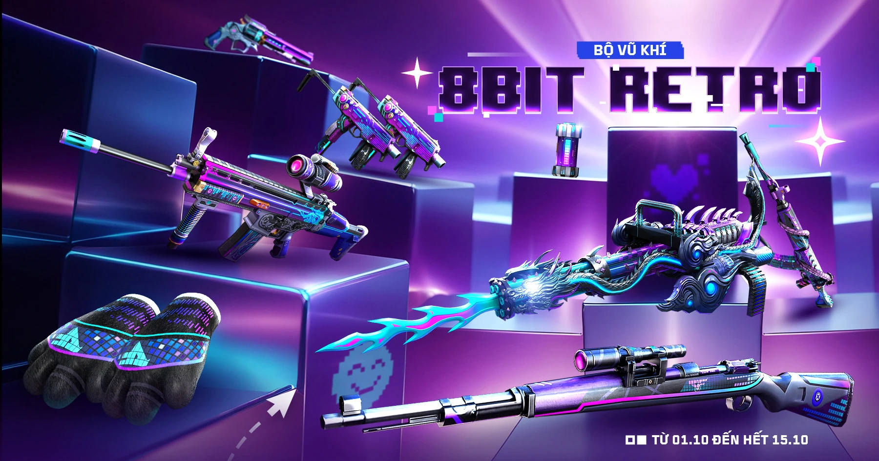 Trở về tuổi thơ với vũ khí 8-bit Retro của Crossfire