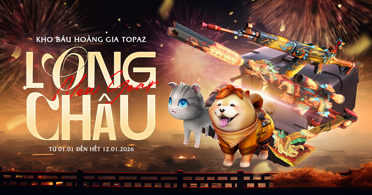 Crossfire ra mắt Kho Báu Hoàng Gia Topaz Long Châu